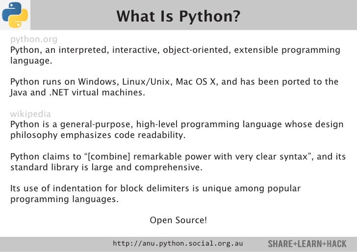 Welcome to Python