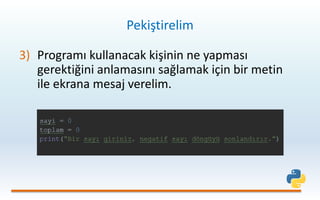 Python- While Döngüsü | PDF