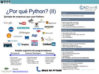 Instalar Python 2.7 y 3 en Windows (Anaconda) | PPTX