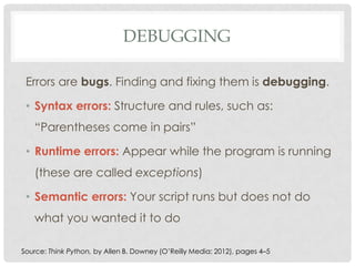 Learning Python | PPTX