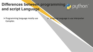 Introduction to python | PPT
