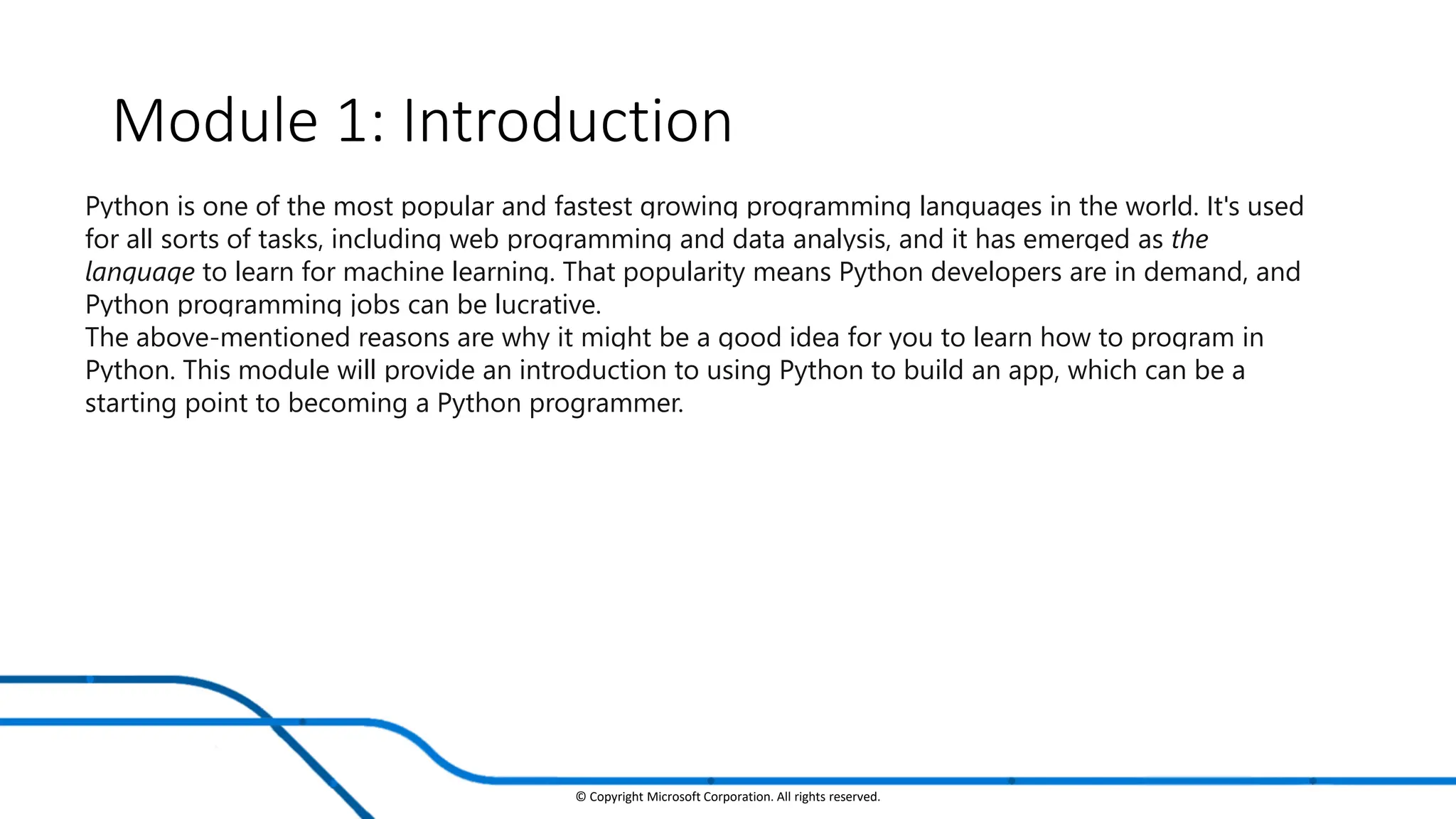 Python Introduction Presentation Part 1 Ppt