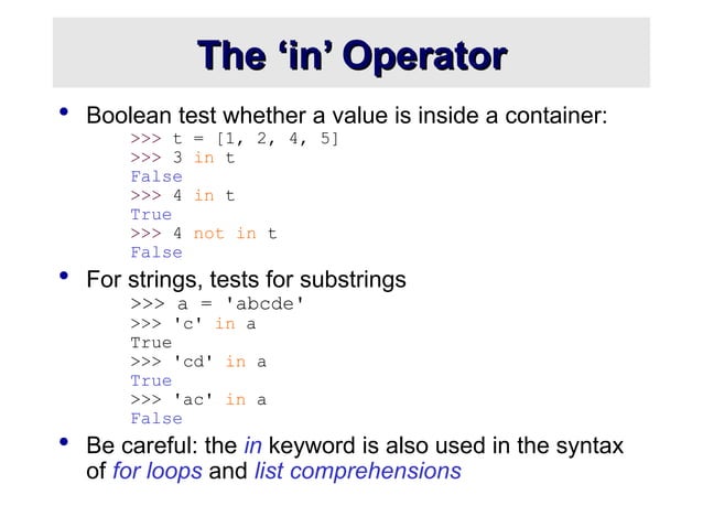 Python doc and Learn Python in three hours | PPT