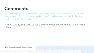 PYTHON 101.pptx | Programming Languages | Computing