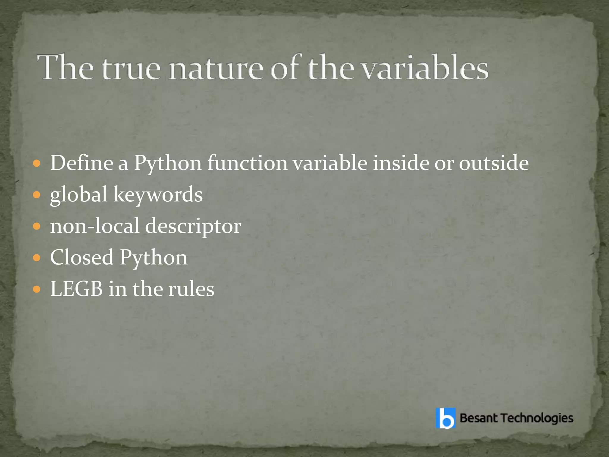 Scope Of Python Pptx Programming Languages Computing 2567