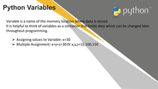Python Session - 2 | PPT | Free Download