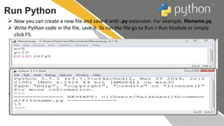 Python Session - 2 | PPT
