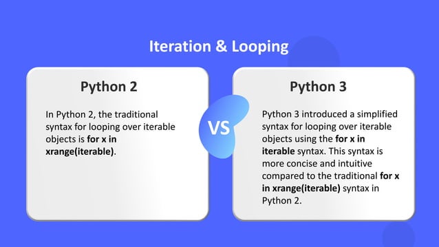 Comparison between Python 2 and Python 3 | PPT