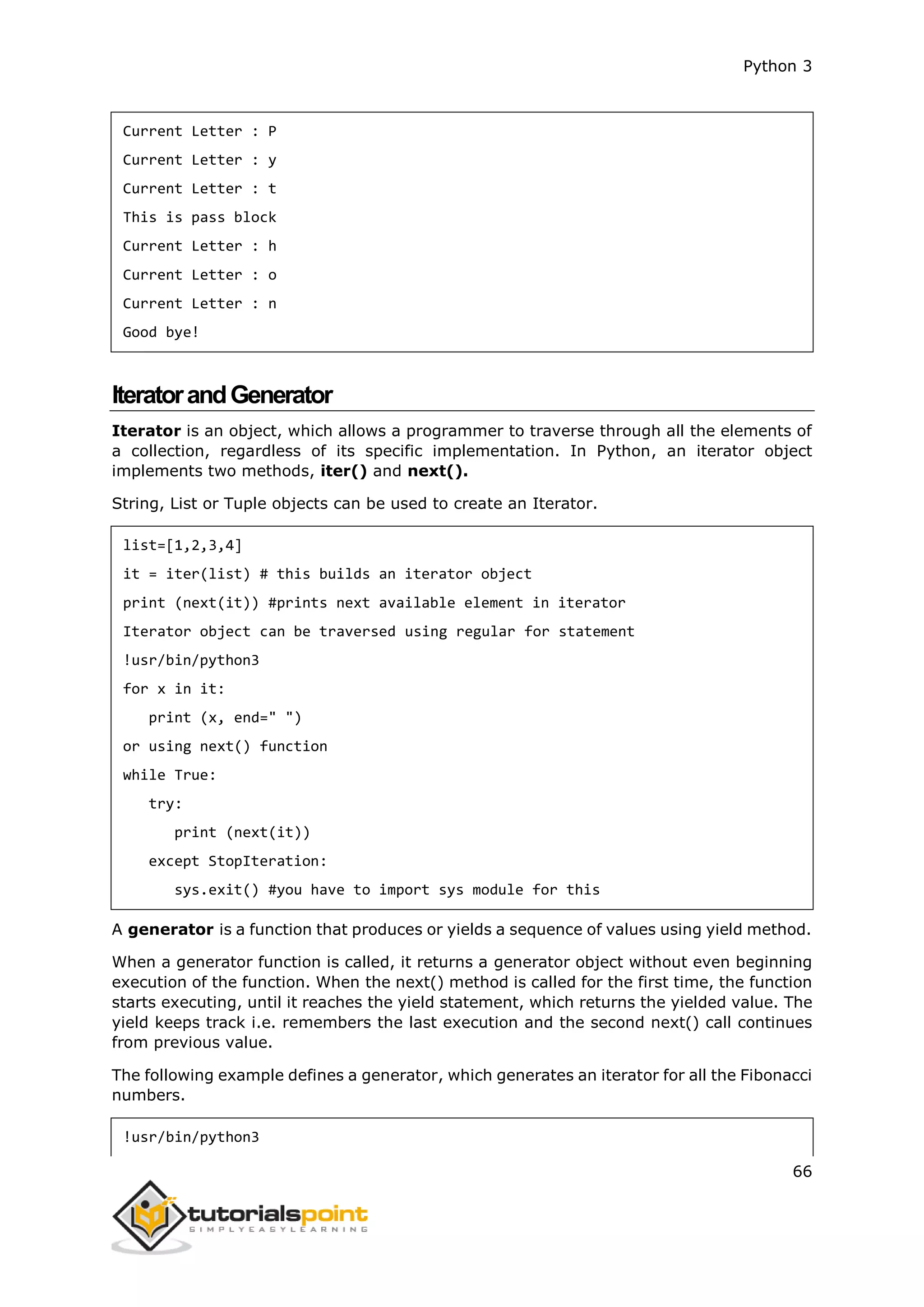 Python 3 - Tutorialspoint Full Cource Book.pdf