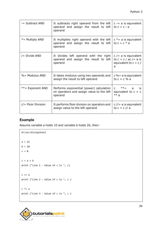 Python 3 - Tutorialspoint Full Cource Book.pdf