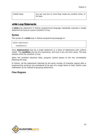 Python 3 - Tutorialspoint Full Cource Book.pdf