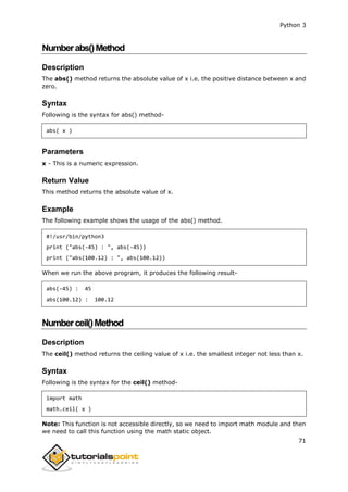 Python 3 - Tutorialspoint Full Cource Book.pdf