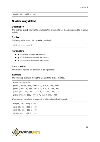 Python 3 - Tutorialspoint Full Cource Book.pdf