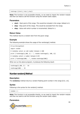 Python 3 - Tutorialspoint Full Cource Book.pdf