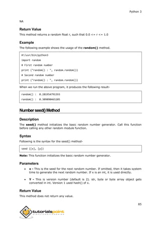 Python 3 - Tutorialspoint Full Cource Book.pdf