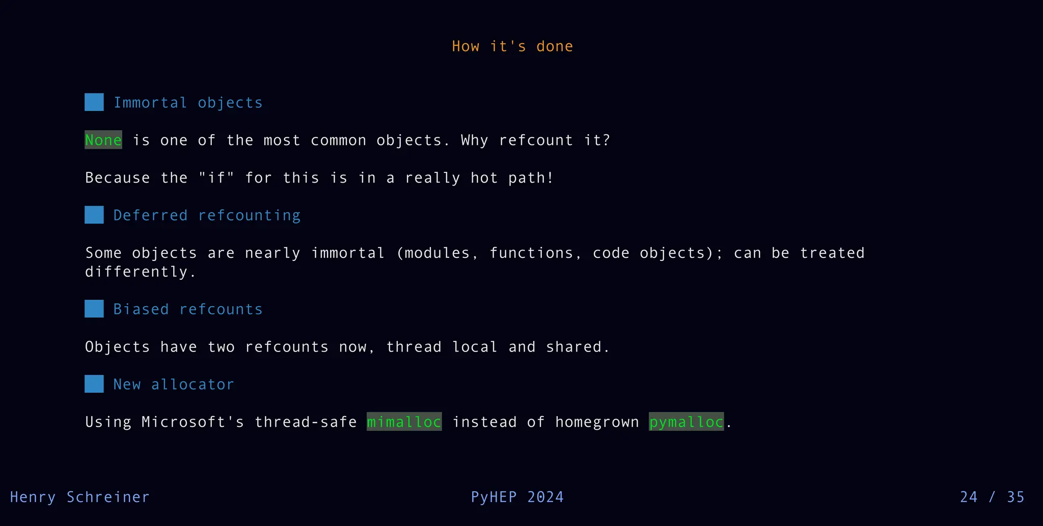 The two flavors of Python 3.13 - PyHEP 2024 | PDF