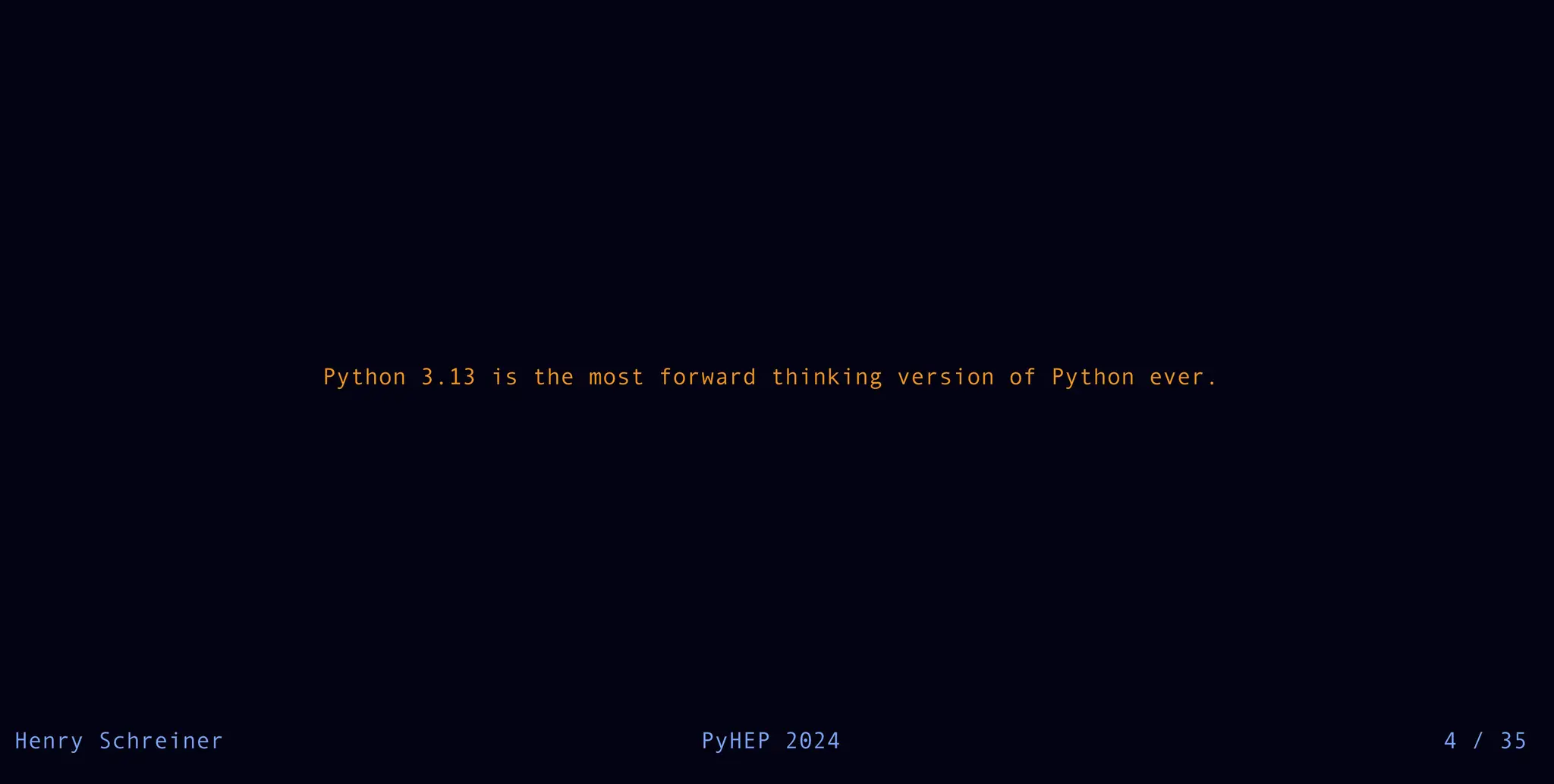 The two flavors of Python 3.13 - PyHEP 2024 | PDF