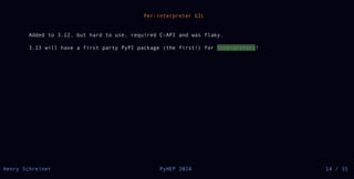 The two flavors of Python 3.13 - PyHEP 2024 | PDF