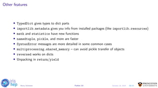 PyHEP 2019: Python 3.8 | PPT | Free Download