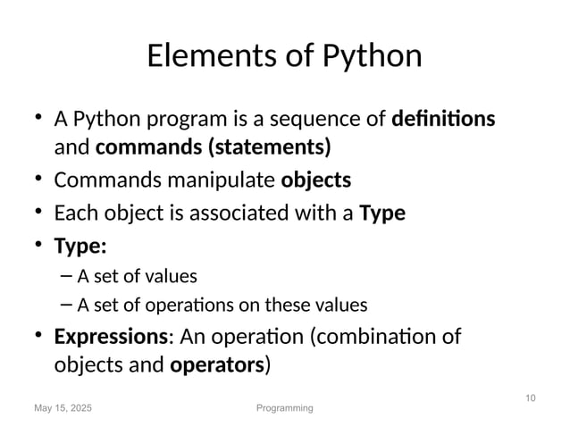 Python details for beginners and for students | PPTX