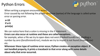 Python Session - 6 | PPT