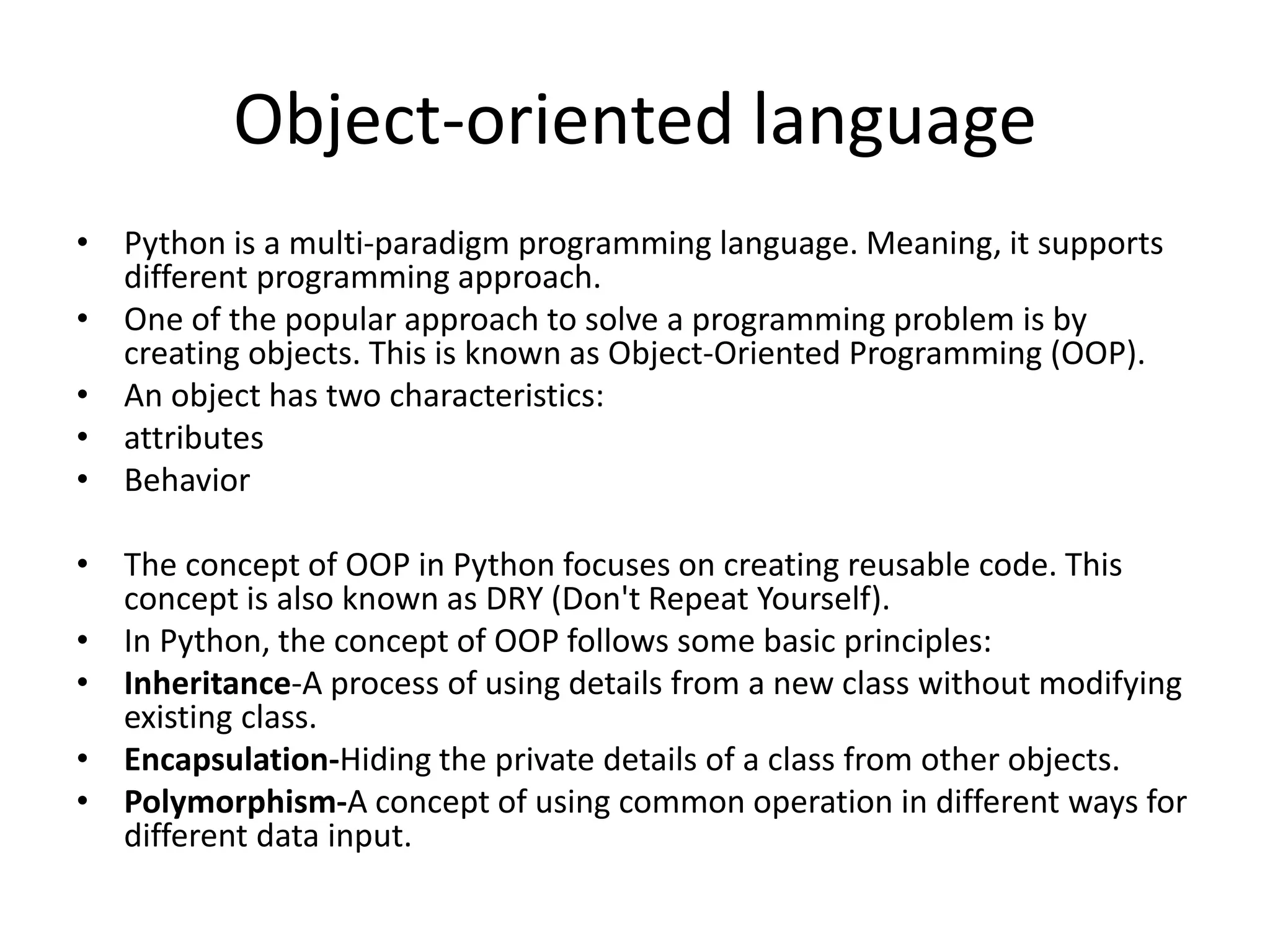 Python advance | PPTX
