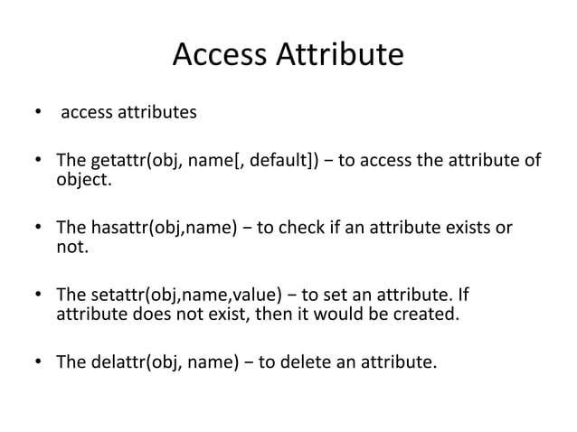 Python advance | PPTX