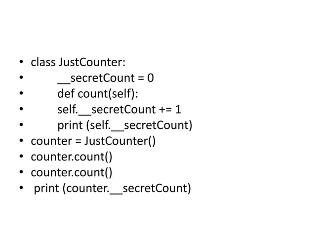 Python advance | PPTX