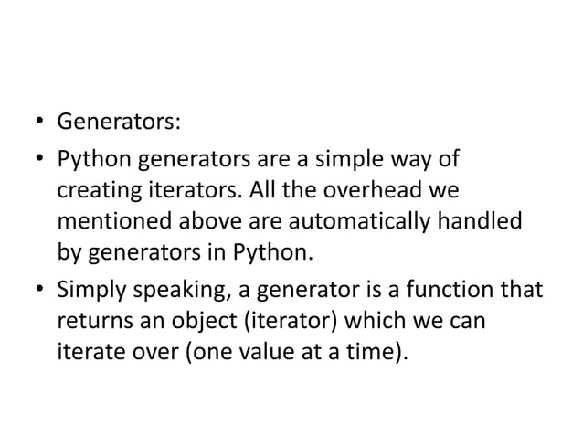 Python advance | PPTX