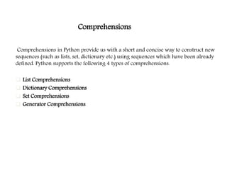 Python advance | PPTX