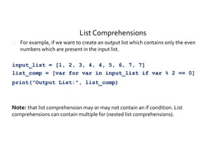 Python advance | PPTX