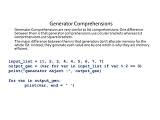 Python advance | PPTX