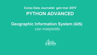 Python advanced 08-gis | PPT