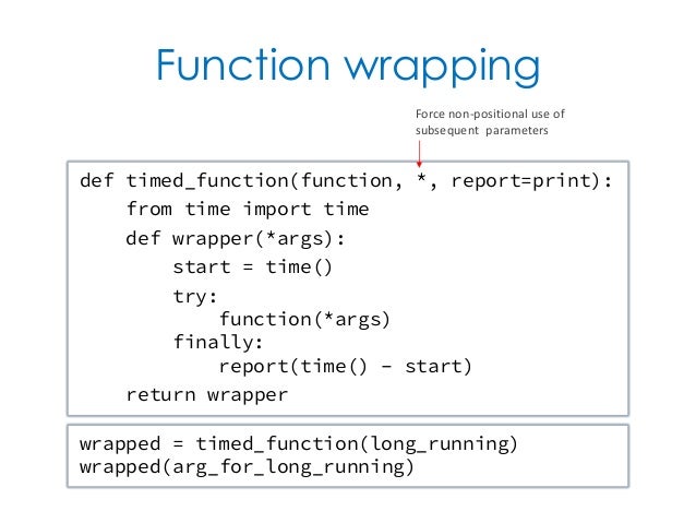 Function Wrapping Def Timedfunctionfunction 9330