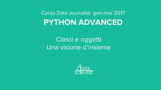 Python advanced 20-classioggetti-sintesi | PPT