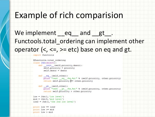 Python Advanced 3the Python Std Lib By Example Algorithm