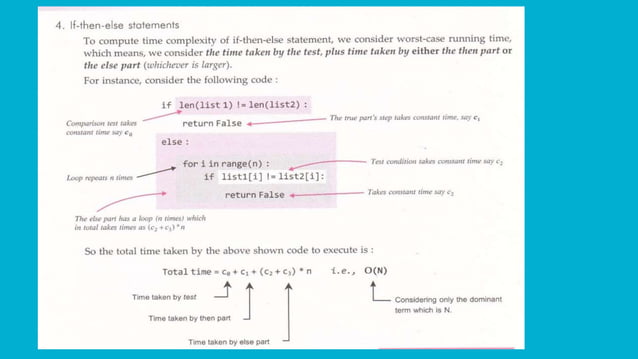 Python Algorithm Efficency Ppt 
