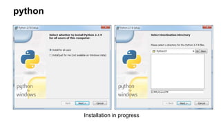 Python+anaconda Development Environment | PPTX