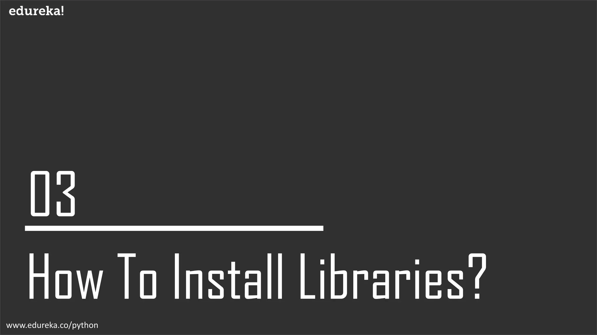 Python Anaconda Tutorial Edureka Pdf