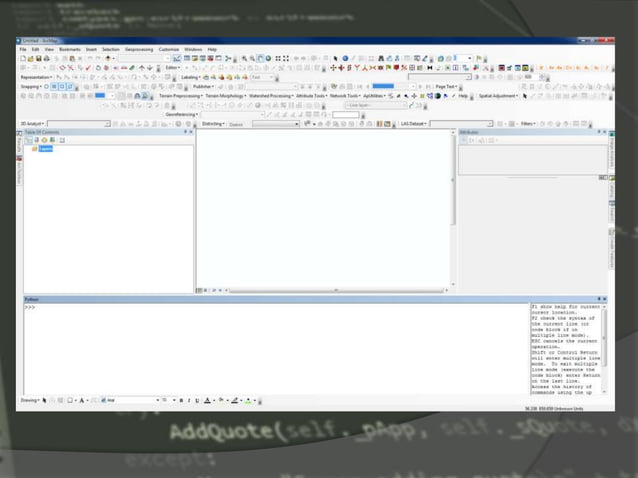 Python and ArcGIS 10.1 | PPT