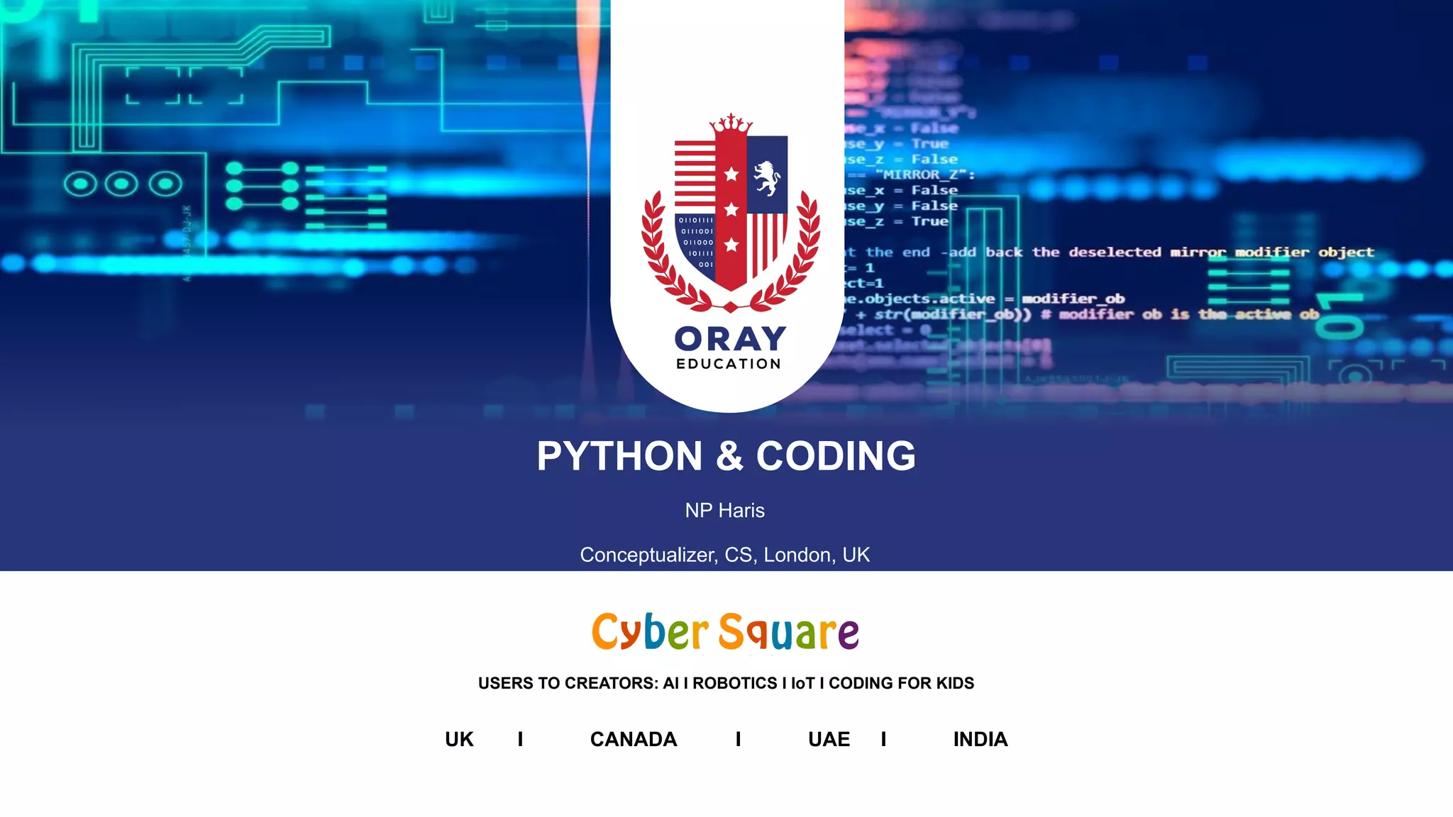 Introduction To Coding And Python Ppt