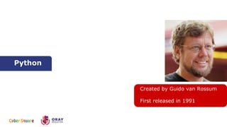 Introduction to coding and Python | PPT