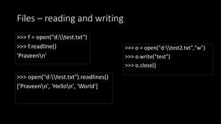 Python and Data Analysis | PPT