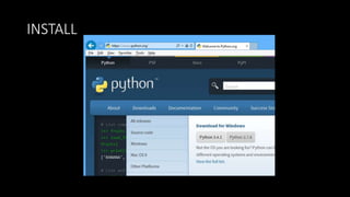 Python and Data Analysis | PPT