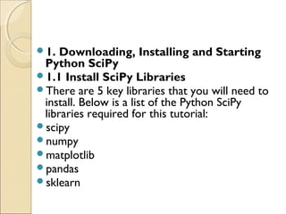 Python and data analytics | PPT