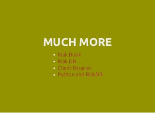 Python and riak a perfect couple for building | PDF