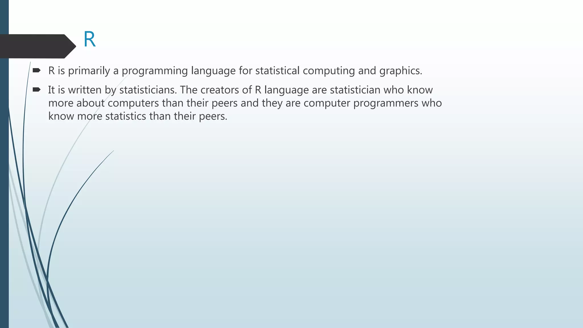 Python and r in data science | PPT