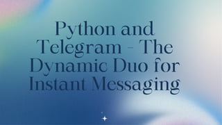 Python and Telegram.pdf