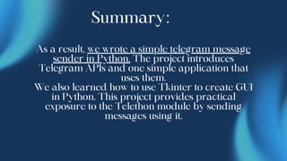 Python and Telegram.pdf