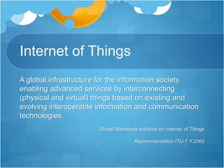 Python and the internet of things | PPT